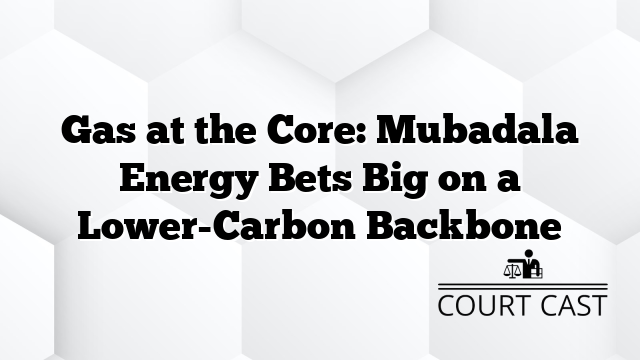 Gas at the Core: Mubadala Energy Bets Big on a Lower-Carbon Backbone ...